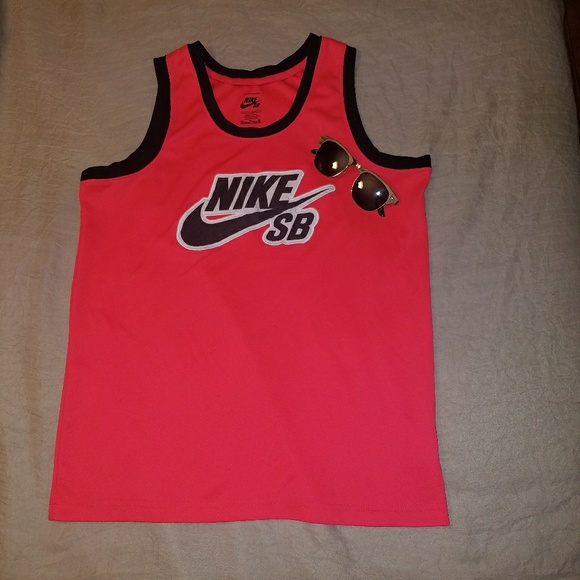 Nike | Shirts & Tops | Nike Sb Neon Retro Tank Kids Xl | Poshmark
